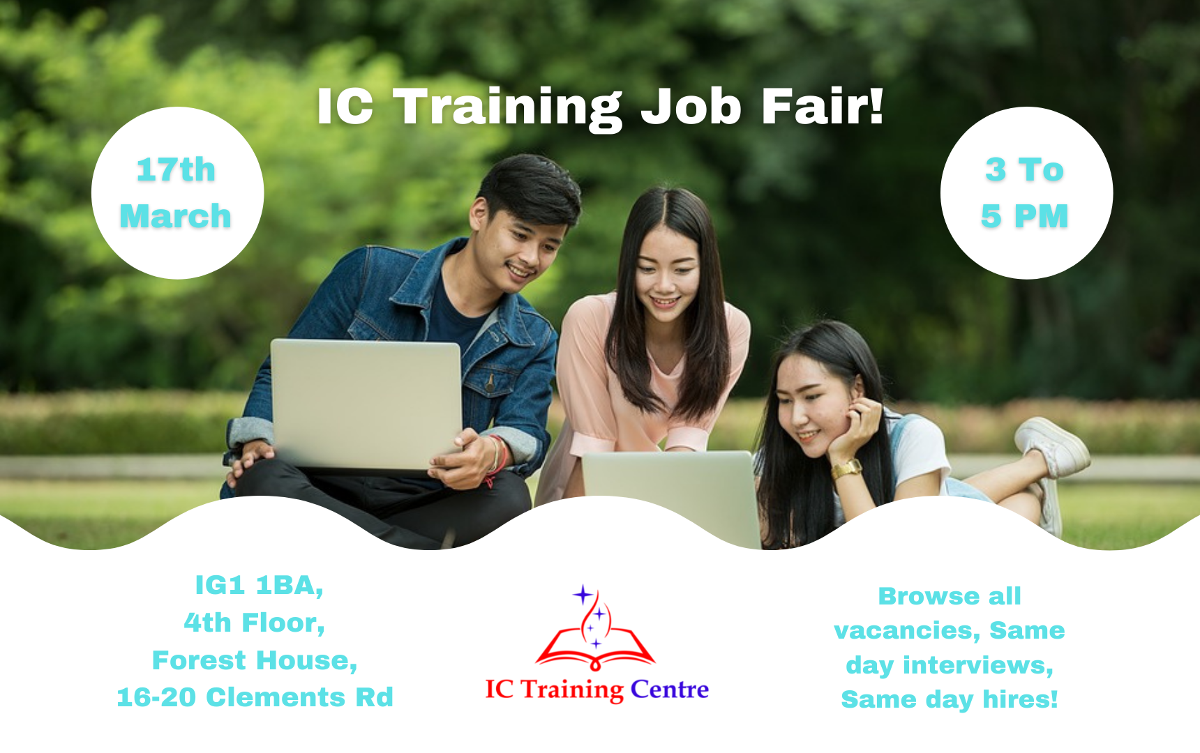 IC Training Job Fair 17th March | IC Training Centre